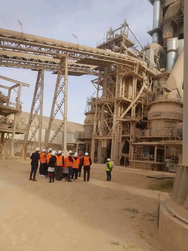 Visit to GICA of the ECDE group at Chlef-Algeria(CEMENT PLANT) for the ...